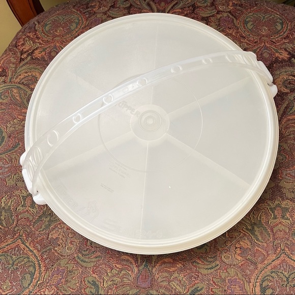 Tupperware | Dining | Vintage Tupperware Divided Serving Tray With ...